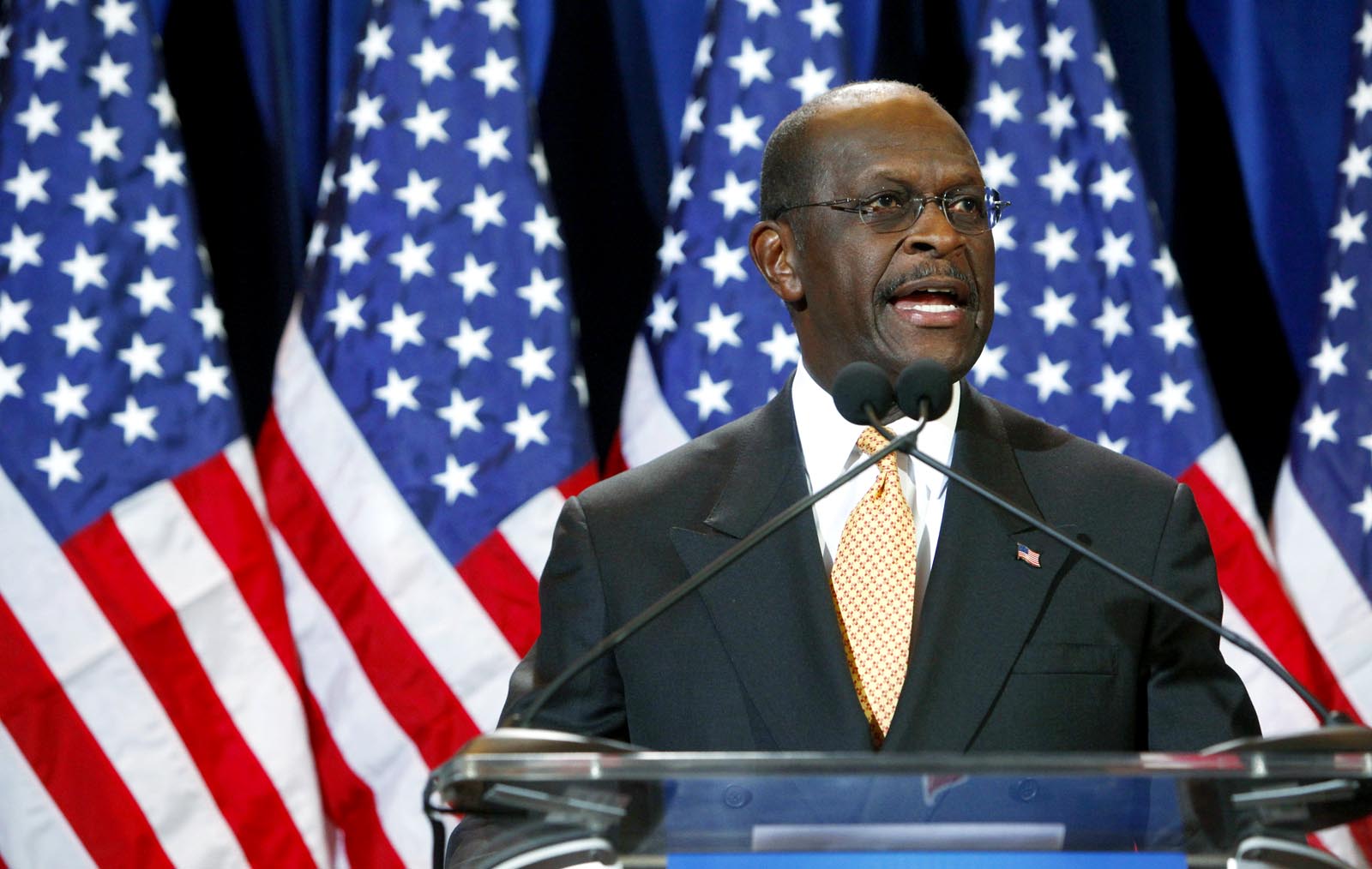 Defiant Cain fronts media over sex claims - ABC News