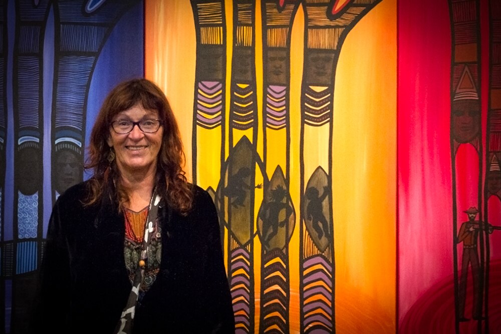 Indigenous artist and activist Bronwyn Bancroft paints the beauty and ...