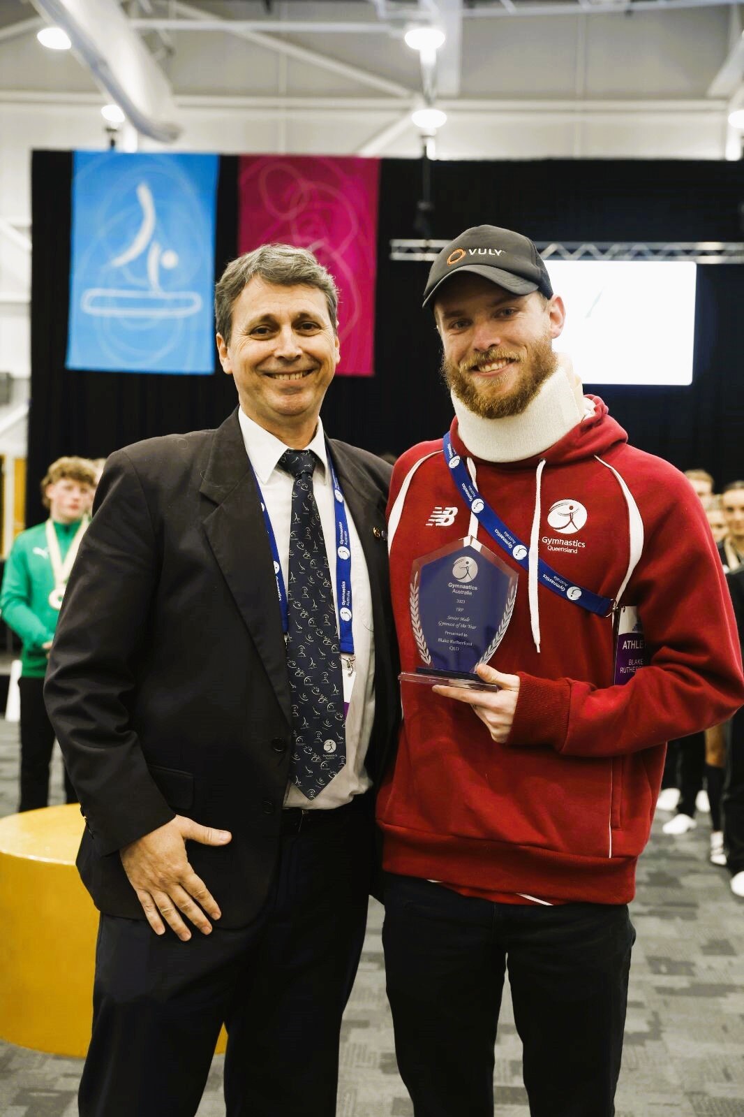 Australia's top trampolinist Blake Rutherford finds support from ...