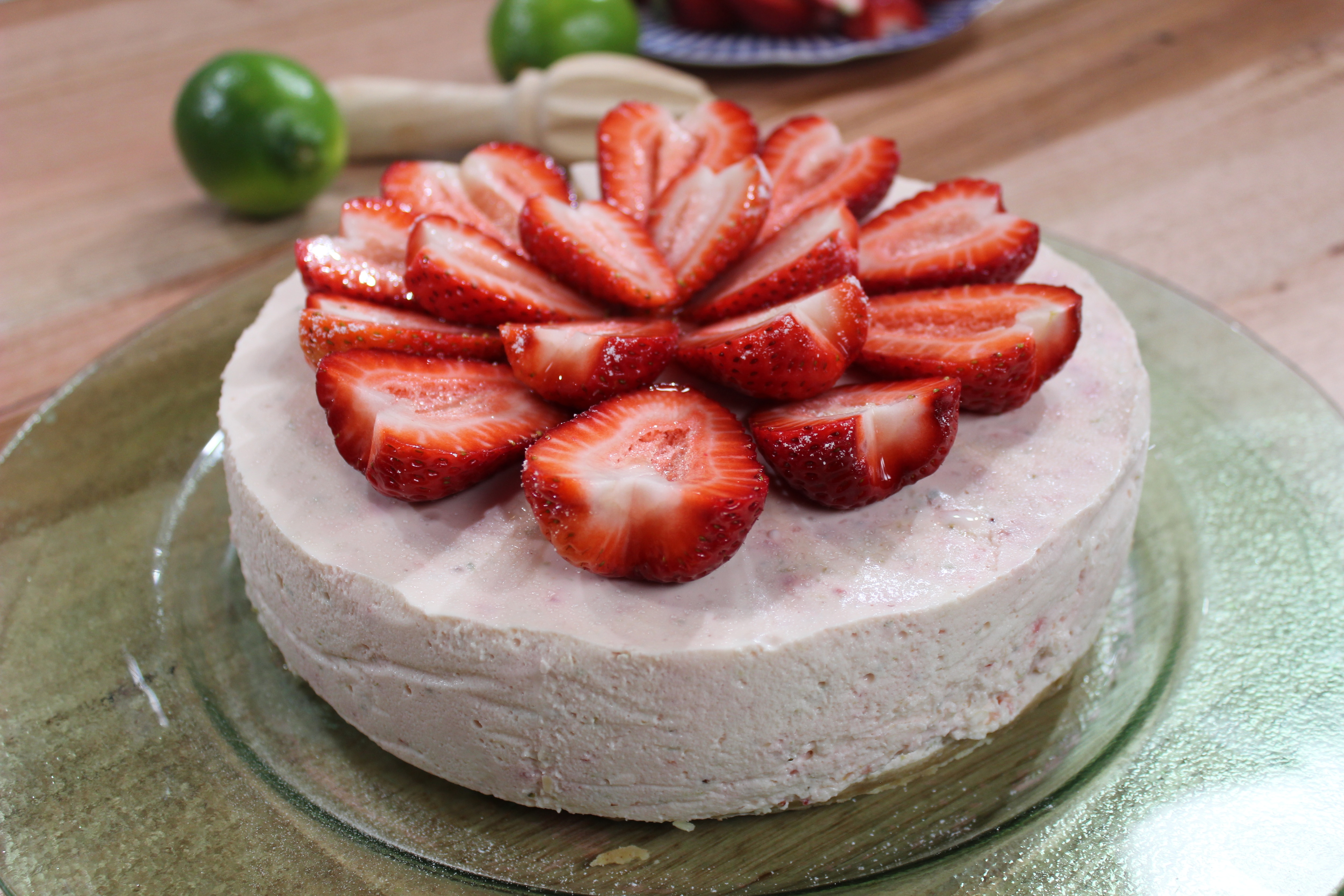 Strawberry and lime cheesecake - ABC News