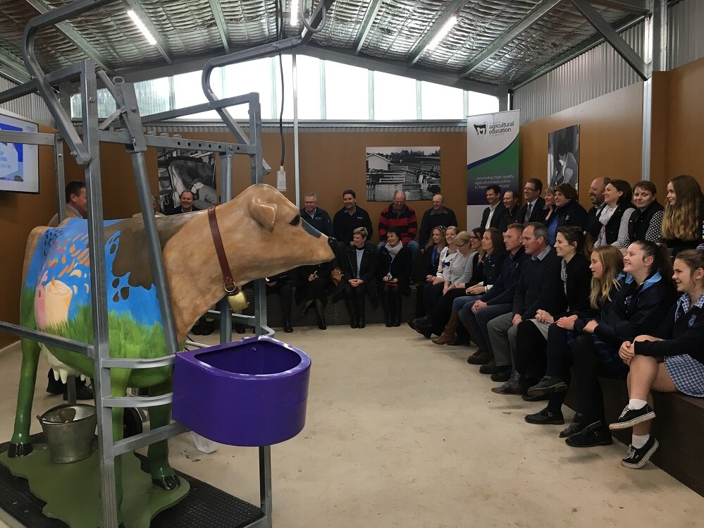 The dairy demonstration shed at the Hagley Farm School - ABC listen