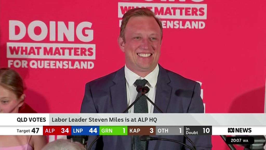 Steven Miles says Labor is unlikely to have a majority. - ABC News