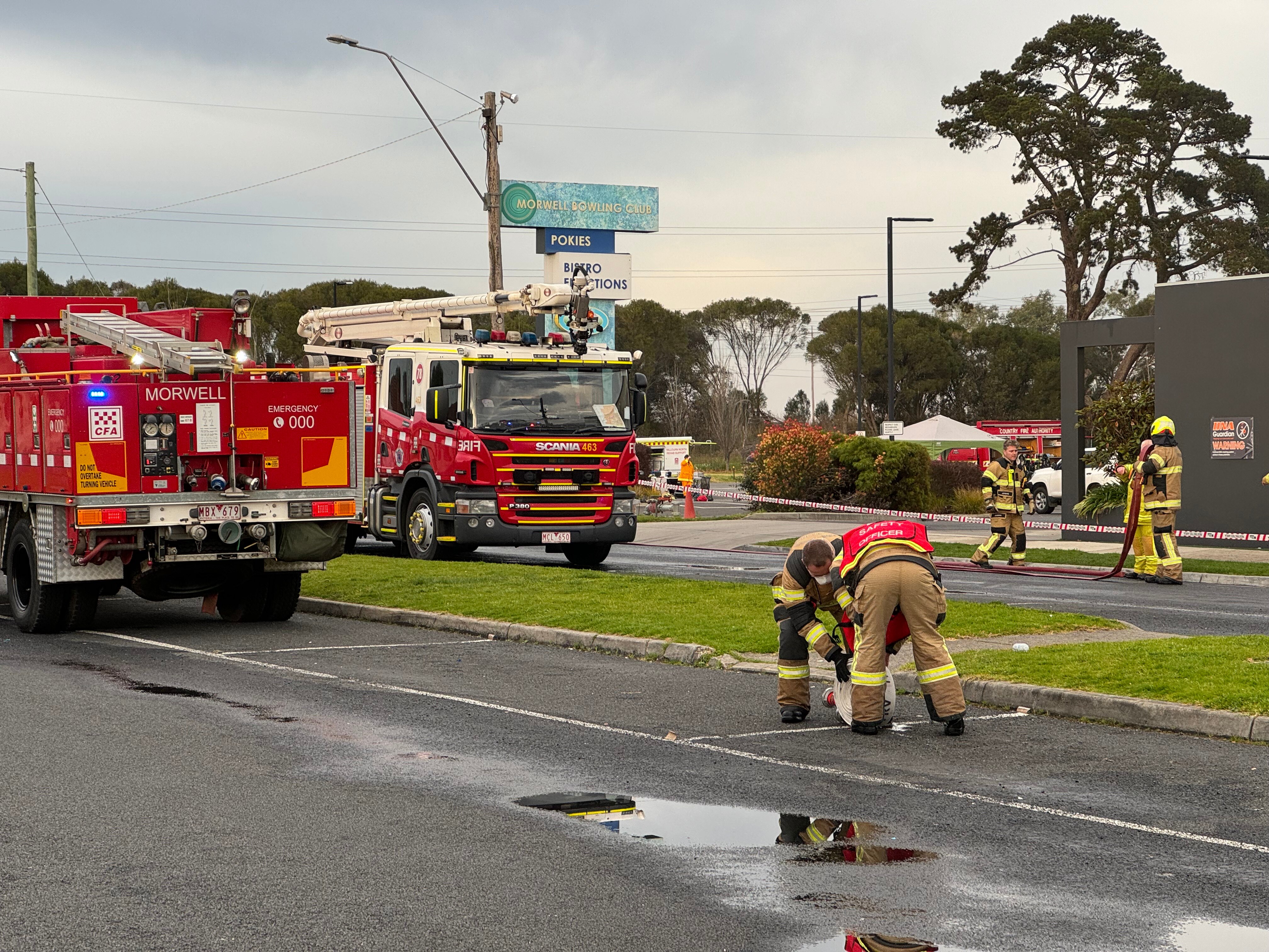 Morwell Bowling Club destroyed by fire overnight, multi-million-dollar ...