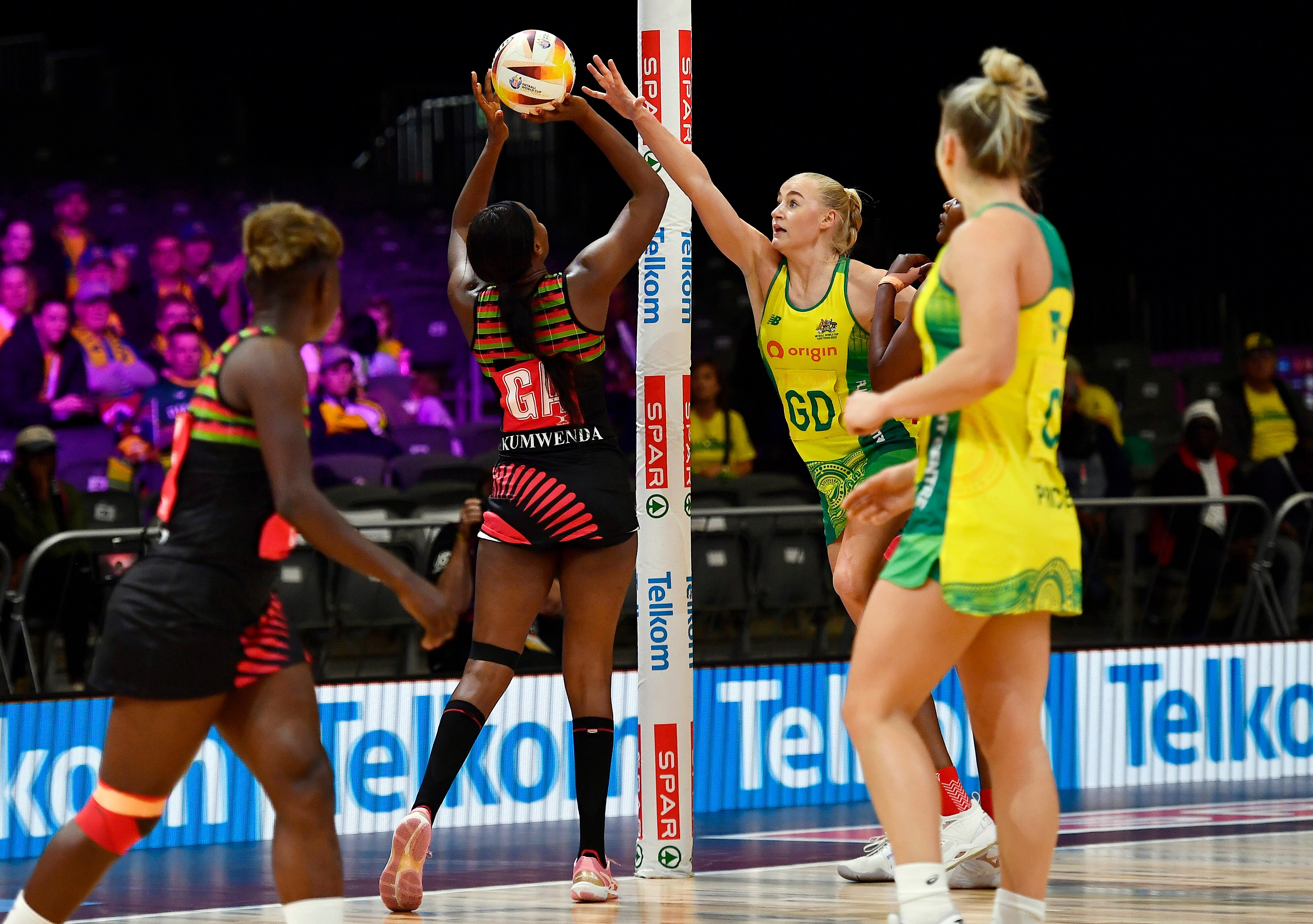 Netball World Cup: Australia level at half-time with Malawi, before ...