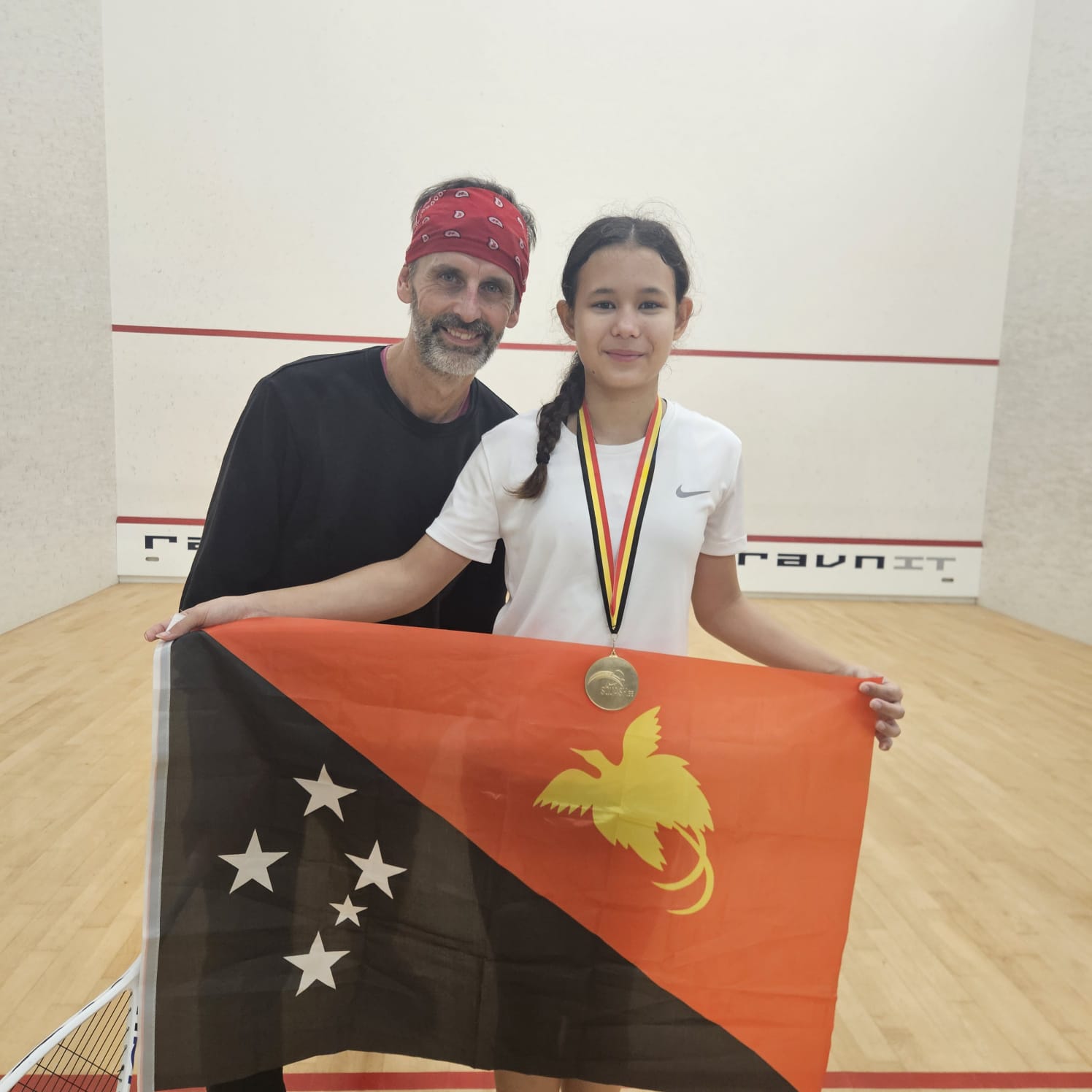 Meet Papua New Guinea's top junior squash player, Timonaliz Alarcos ...