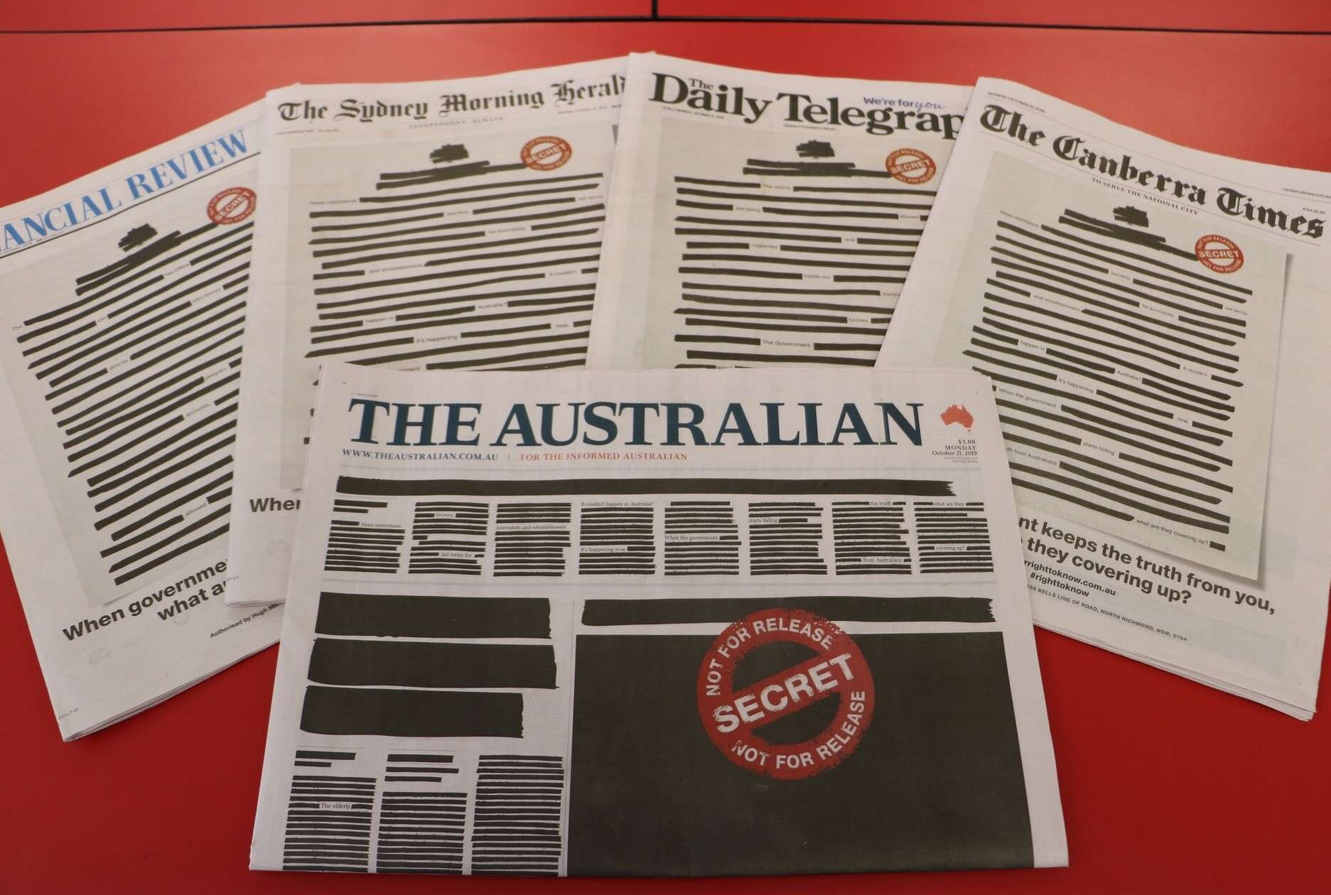 Press freedom discussion: Why do all the newspaper front pages have ...