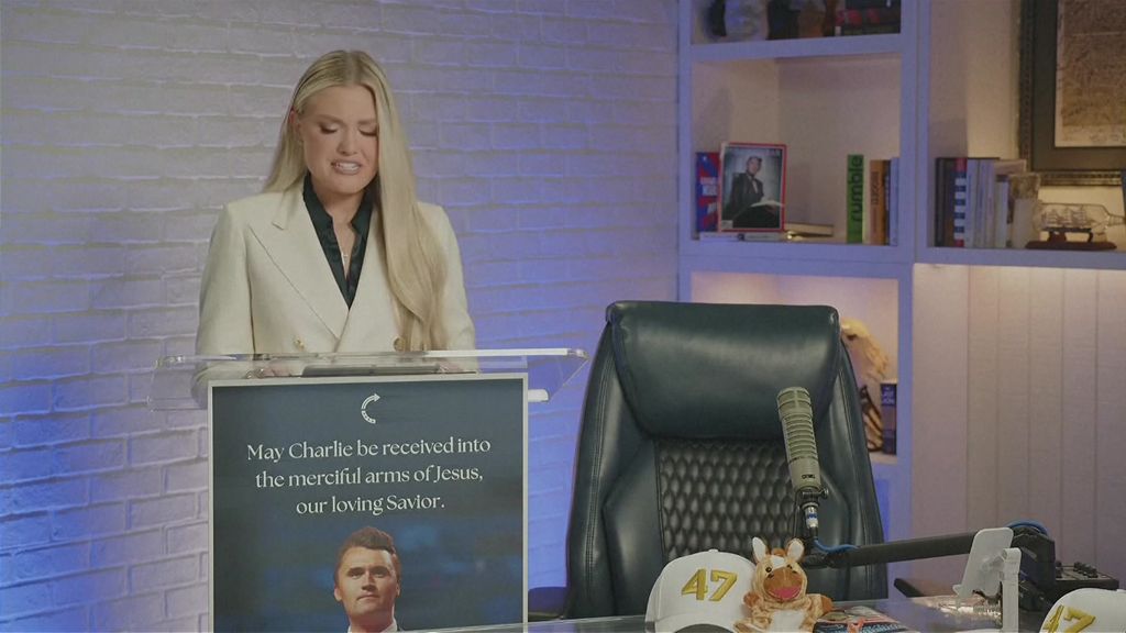 Erika Kirk pays emotional tribute to husband Charlie Kirk - ABC News