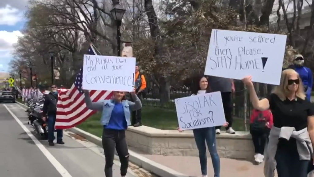 Groups of protesters gathered across the United States - ABC News