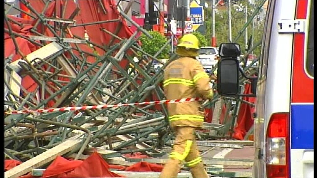 Building company fined over scaffolding collapse - ABC News