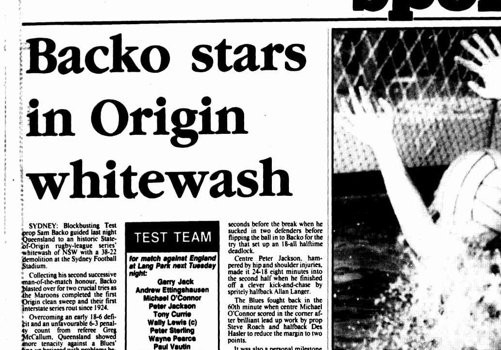Rugby league great Sam Backo dies after battle with melioidosis - ABC News