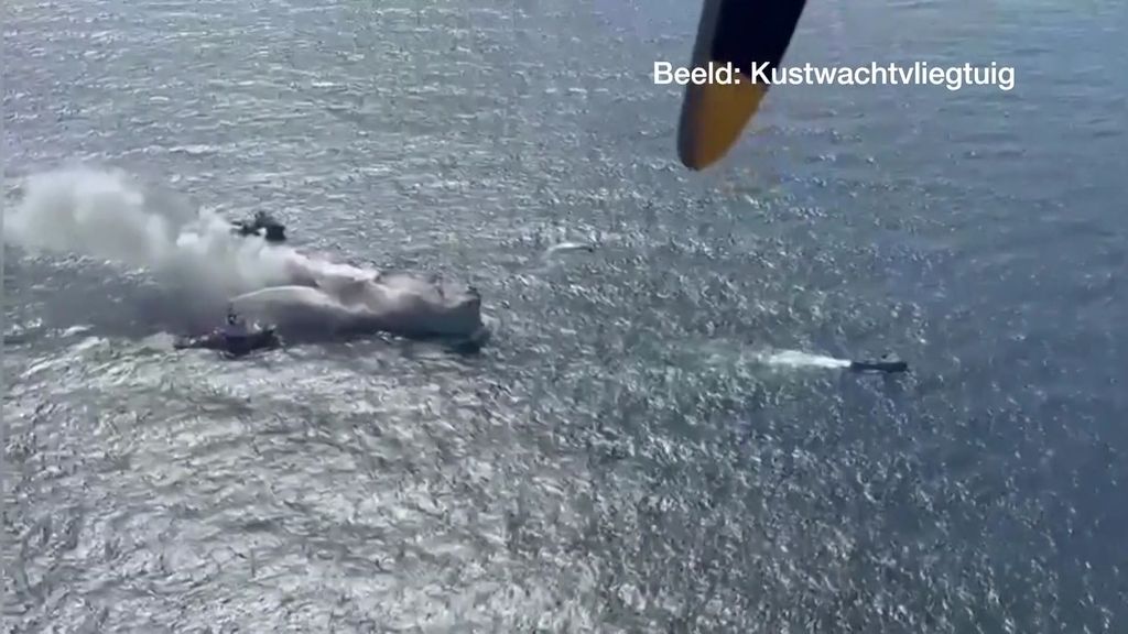Netherlands cargo ship on fire - ABC News