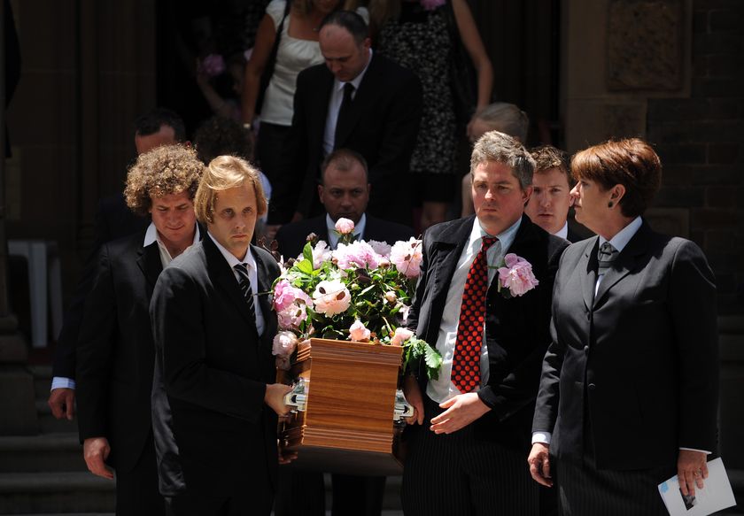 Tributes at funeral for double murder victim - ABC News