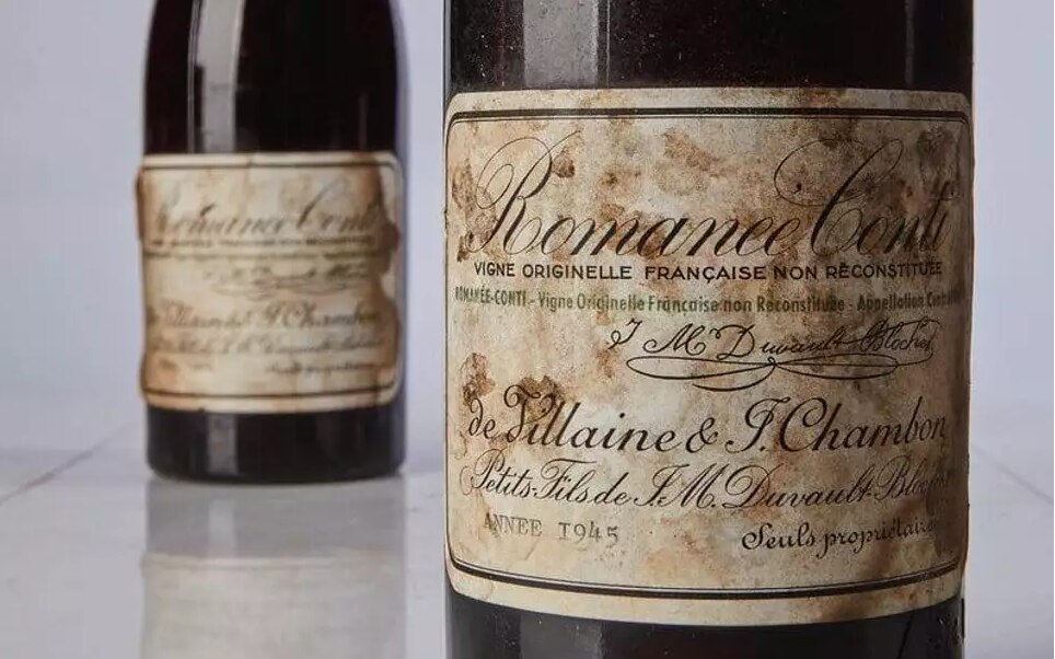 Bottle of Romanee-Conti Burgundy wine sells for record-breaking ...