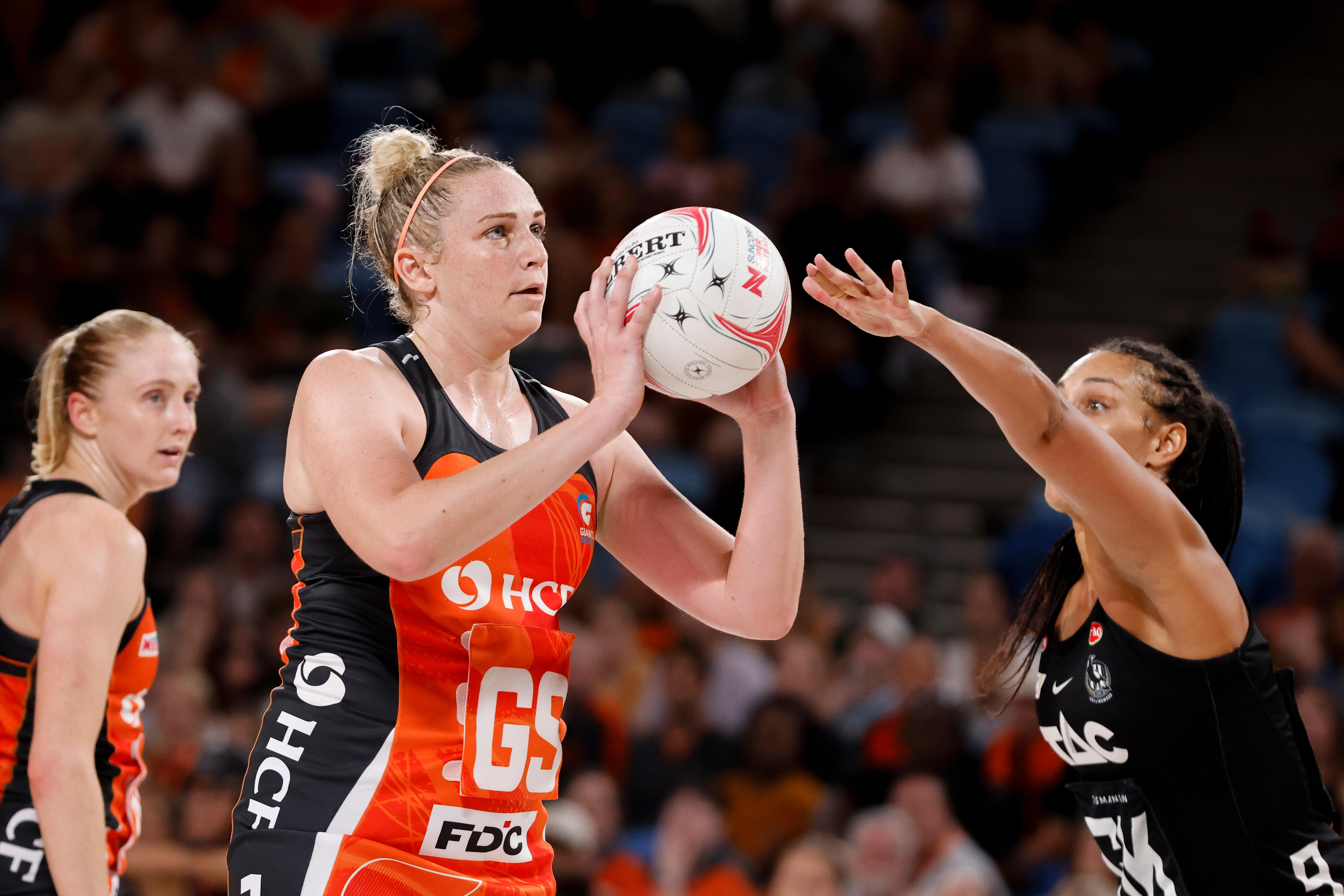 Giants earn back-to-back Super Netball wins with victory over Magpies ...