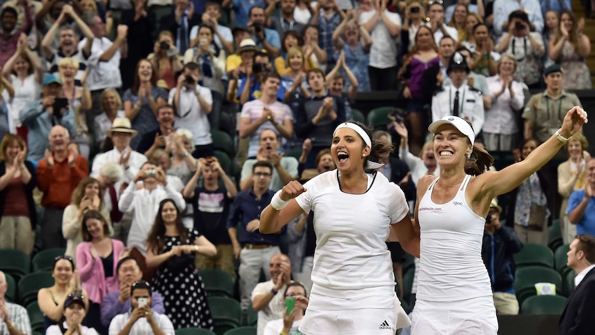 Wimbledon: Martina Hingis and Sania Mirza capture women's doubles title ... Wimbledon: Martina Hingis and Sania Mirza capture women's doubles title ...