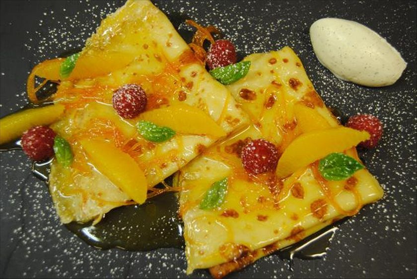 Crepe Suzette with Raspberries and Basil - ABC News