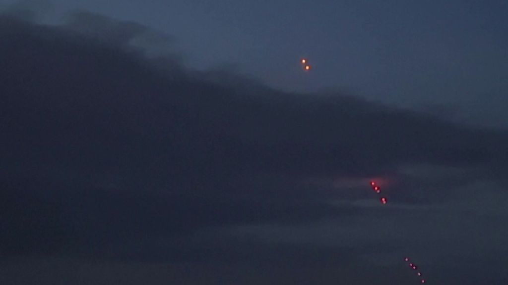 Air Defence tracer fire seen in Kyiv - ABC News