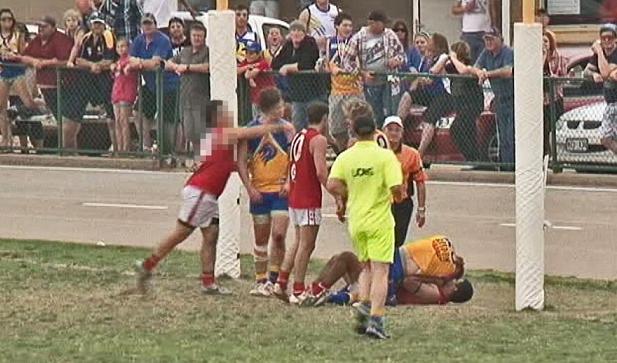 Footballer charged over alleged king hit - ABC News