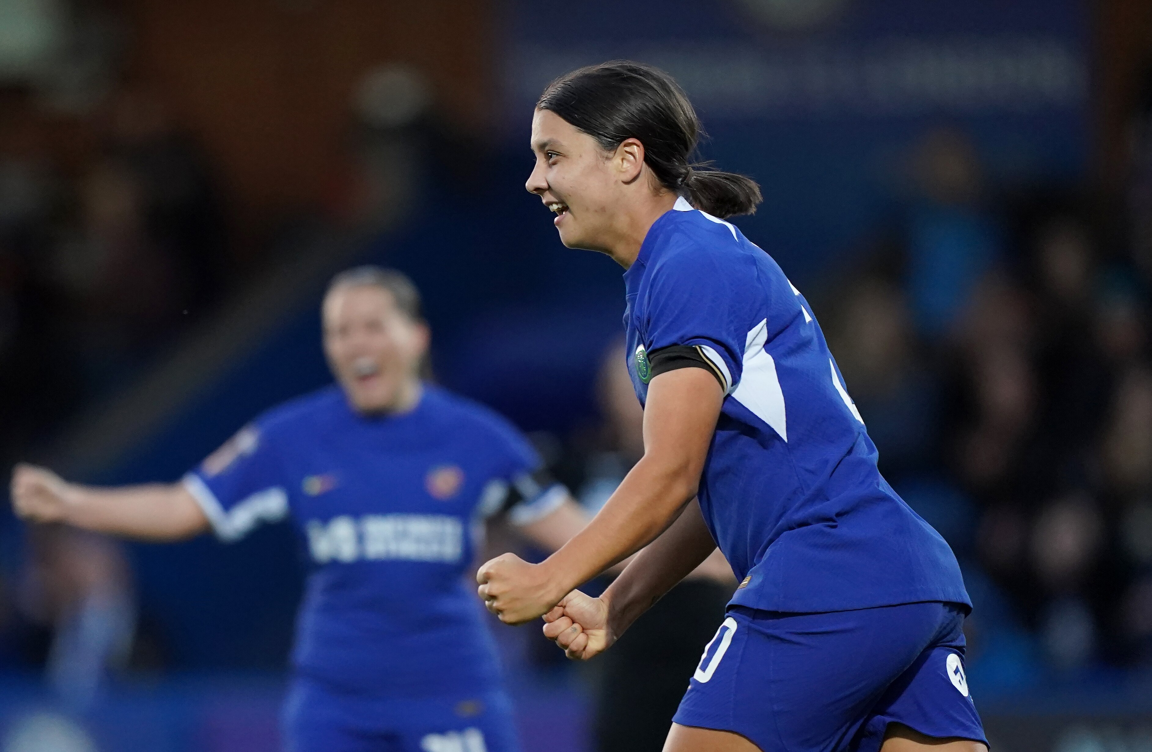 Sam Kerr scores past Matildas teammate Mackenzie Arnold to give her WSL ...