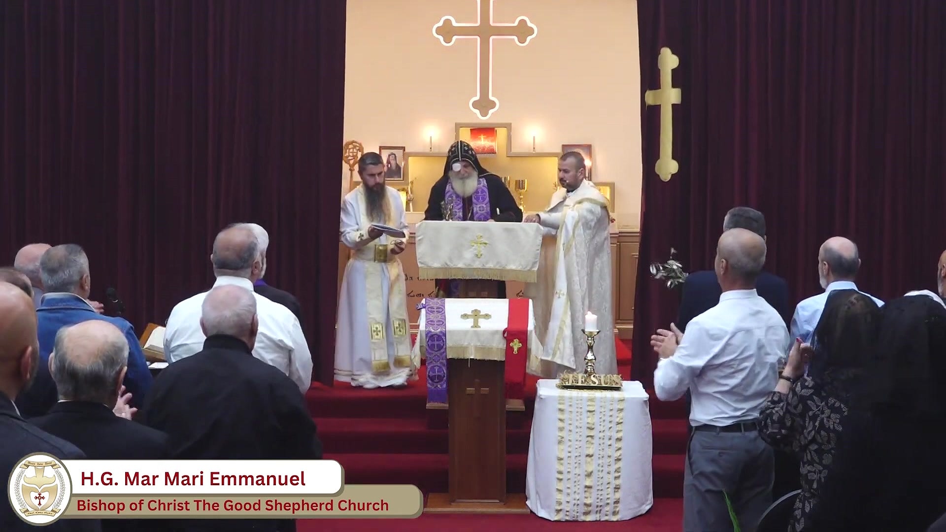 Bishop Mar Mari Emmanuel delivers first mass since alleged stabbing at ...