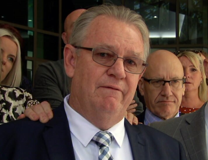 I Cook Foods director Ian Cook speaks outside court - ABC News
