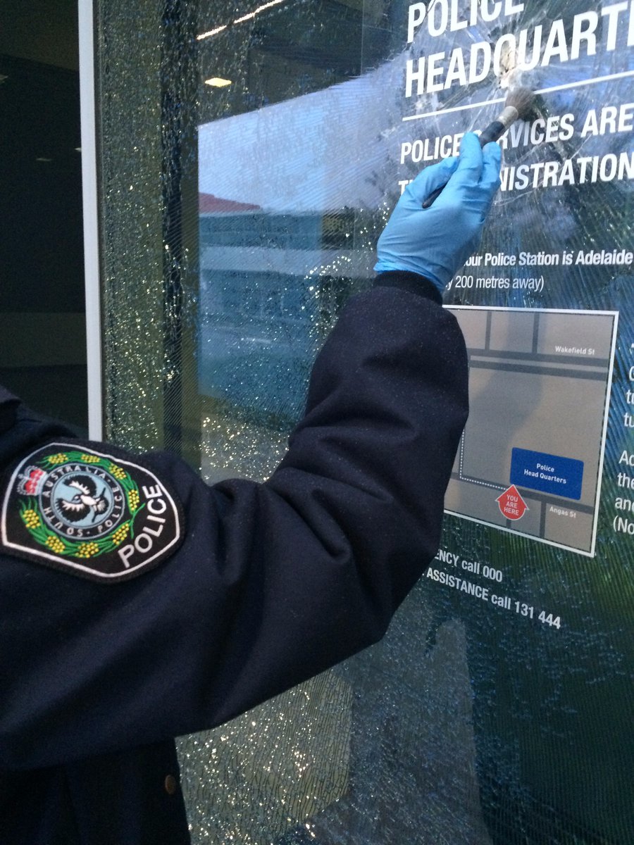 Man charged over breaking windows of SA Police headquarters - ABC News