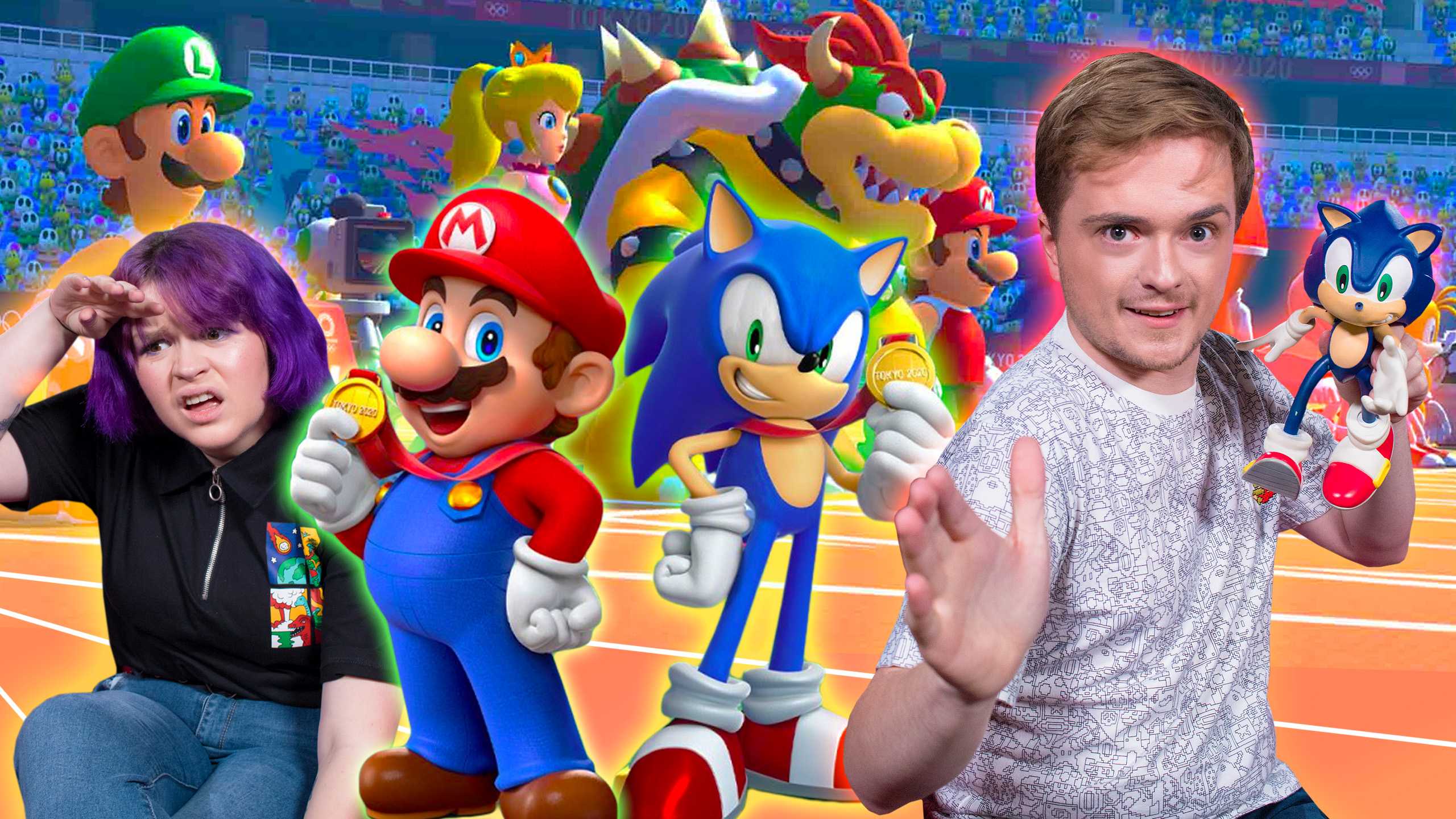 Funny Mario And Sonic