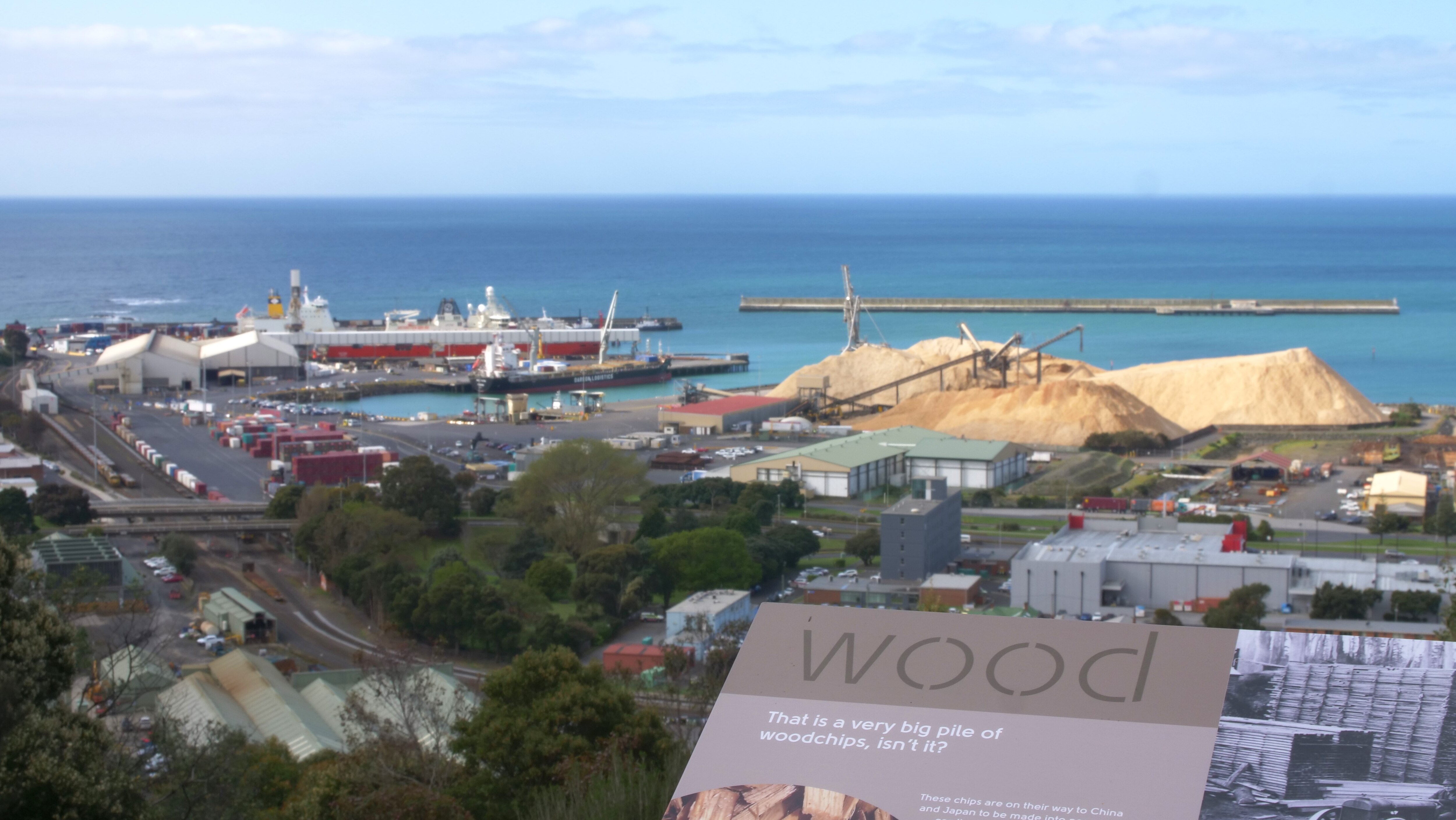 Suggestion to relocate Burnie's woodchip pile falls flat, but some say ...