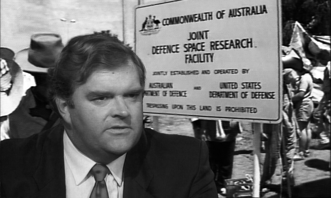 Wild 1985 Pine Gap protest in which four men on bicycles stared down US ...