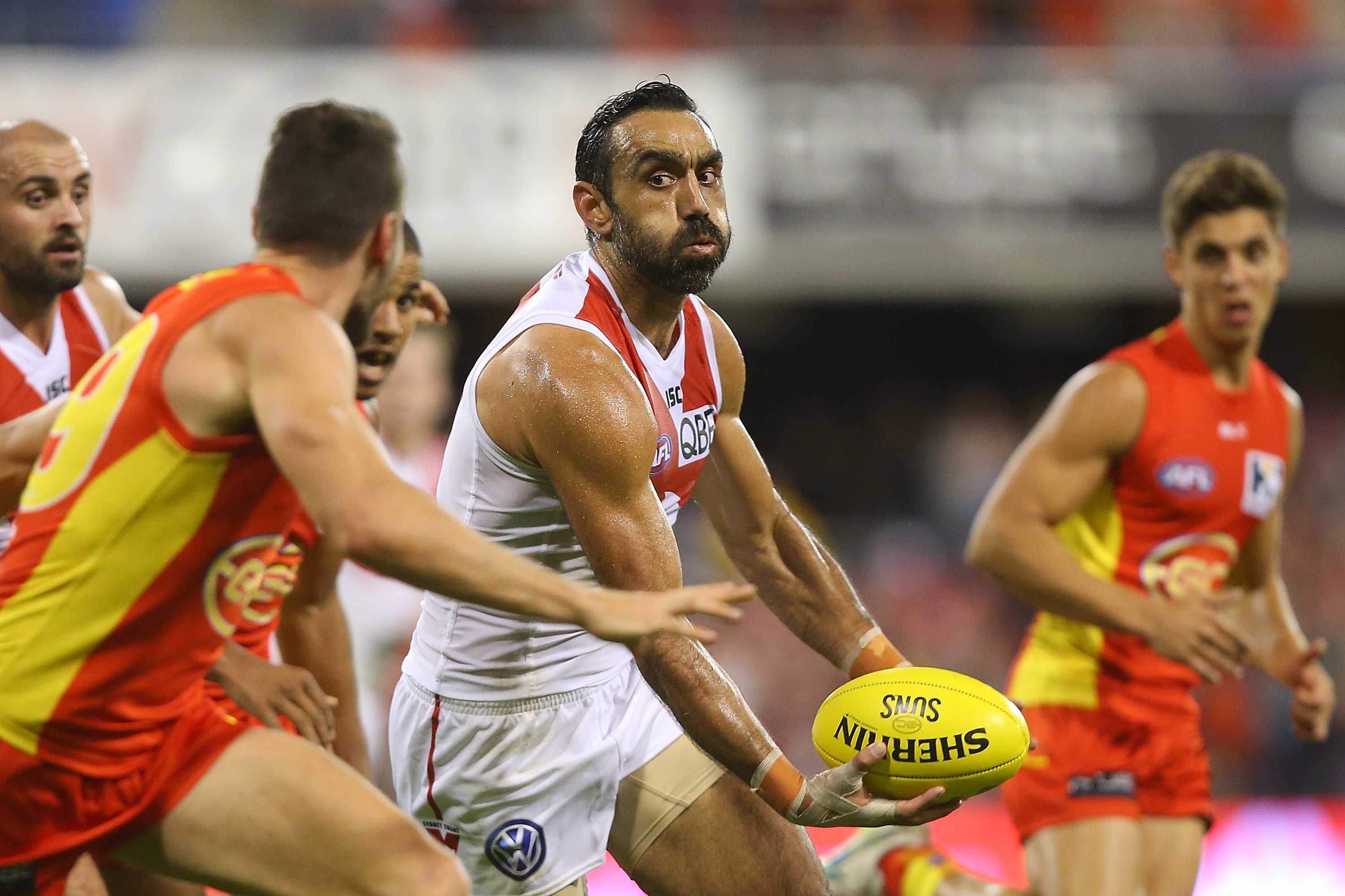 Sydney Swans beat Gold Coast Suns in AFL, with Adam Goodes booed again ...