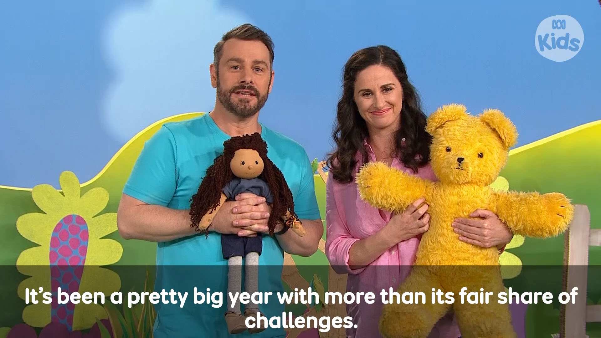 Teo and Emma discuss 2020 - ABC Kids
