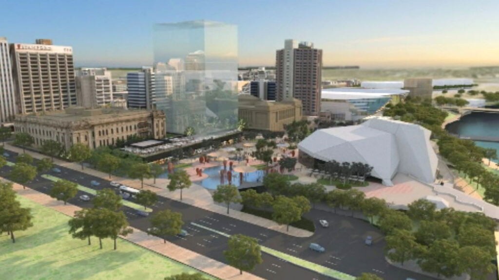 A video of the proposed Festival Plaza upgrade - ABC News