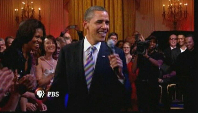 Obama sings the blues with music legends - ABC News