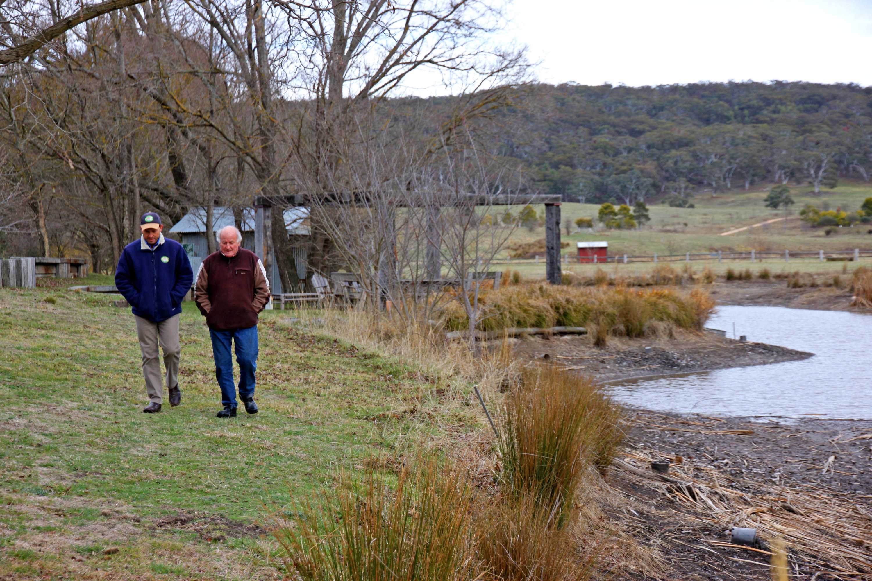Peter Andrews (right), pictured with his son Stuart, pioneered Natural ...