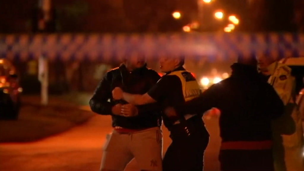 Fight breaks out at crime scene in Melbourne's west - ABC News
