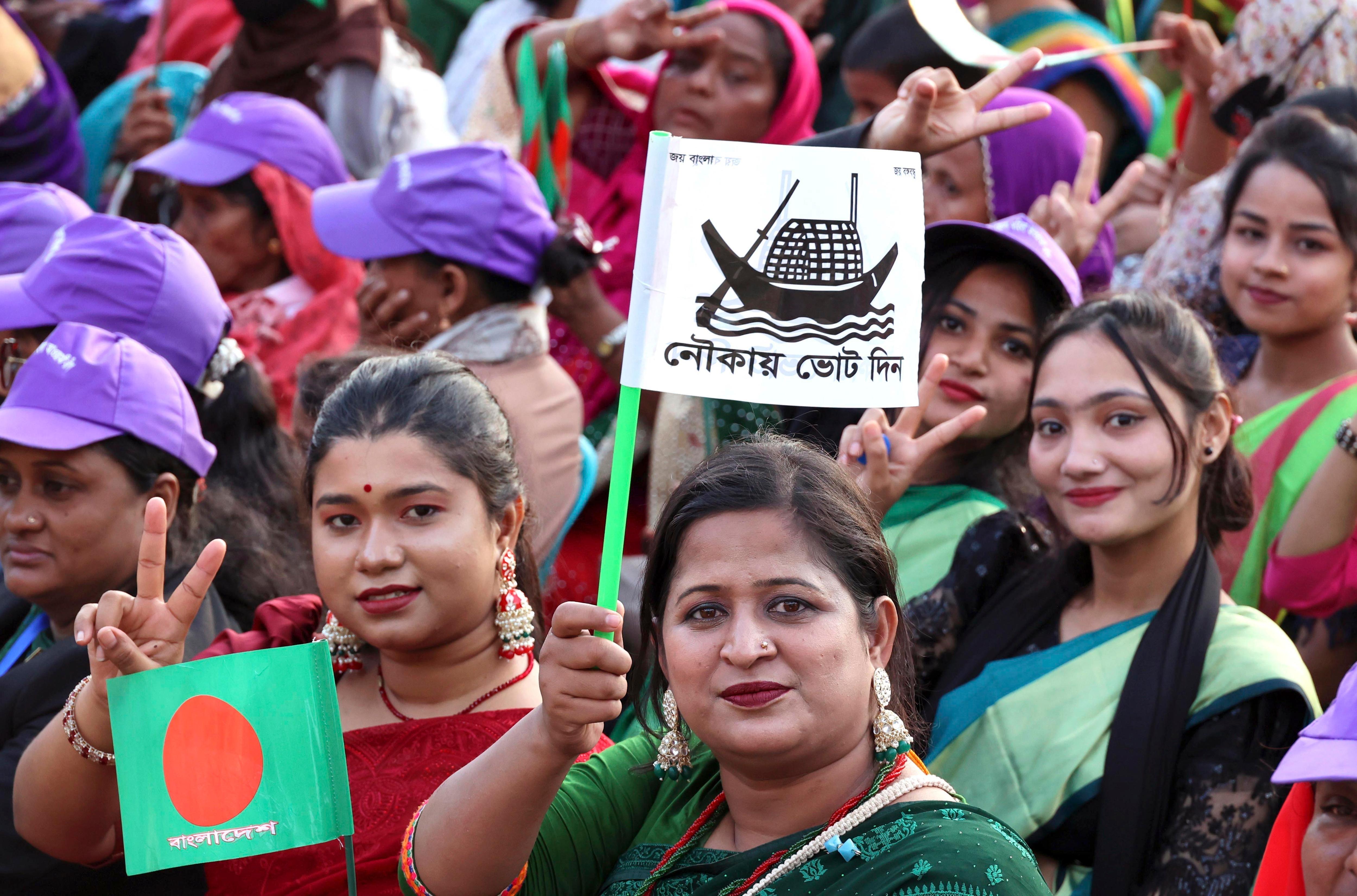 Bangladesh election set to deliver victory to Sheikh Hasina ...