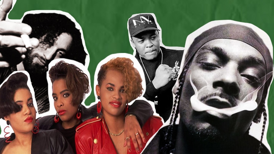 90s Rappers Collage