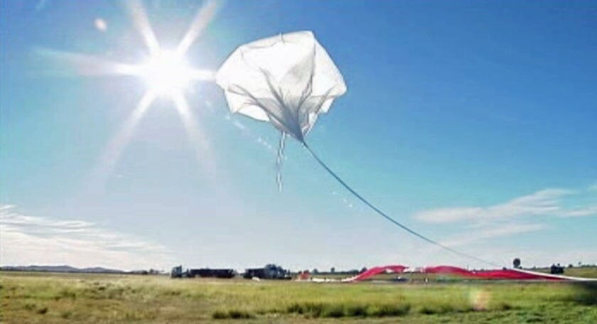 Giant 'UFO' balloon lifts off in Alice - ABC News