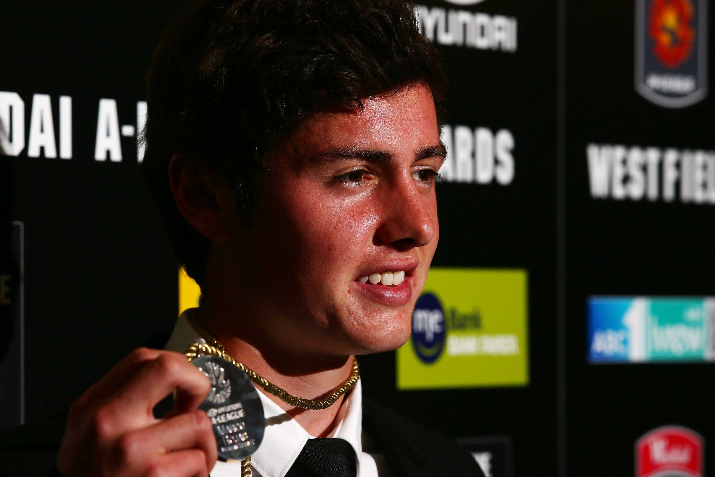 Victory star Rojas wins Johnny Warren Medal - ABC News