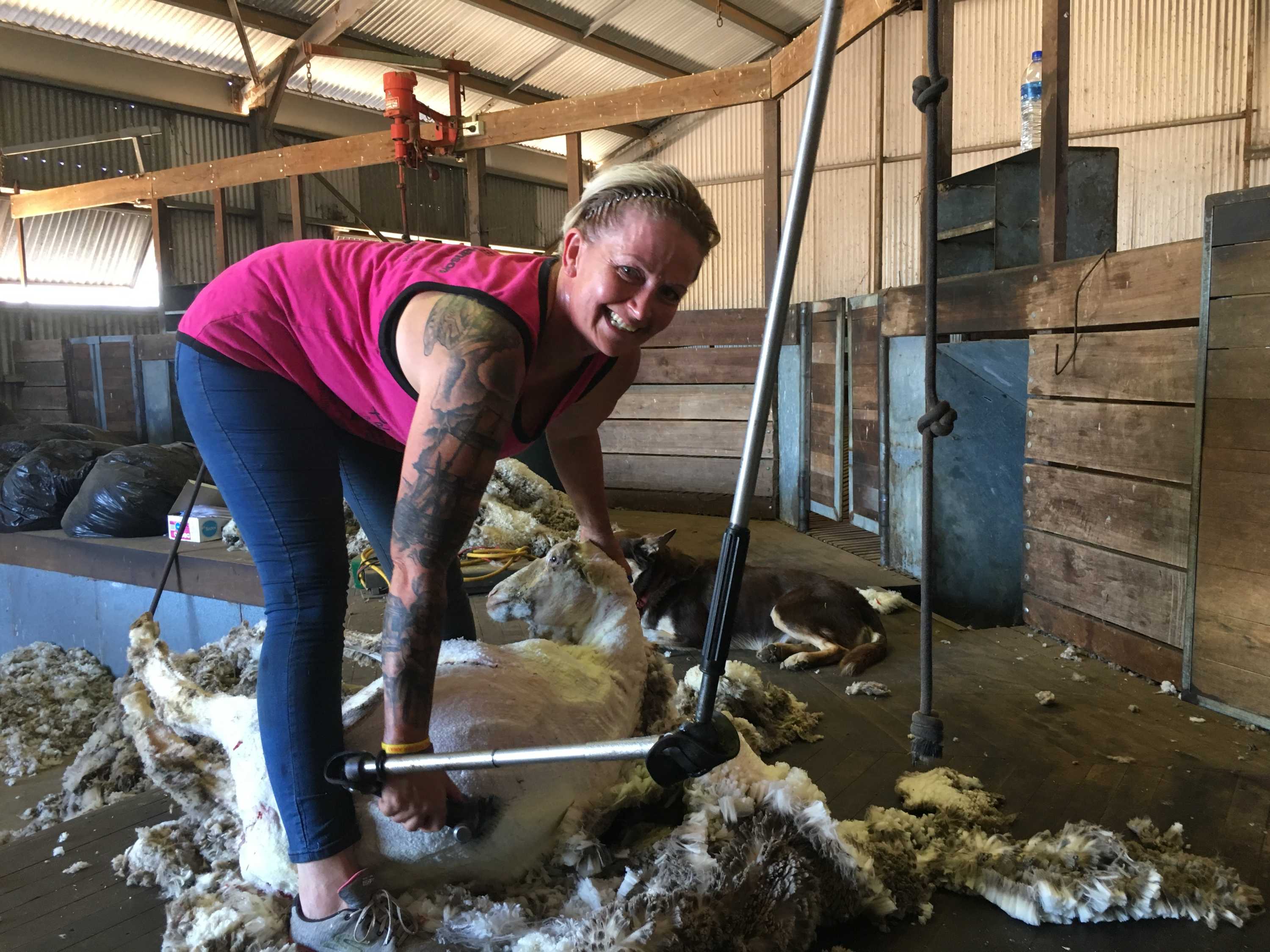 Female shearer off to Glencoe Station - ABC listen