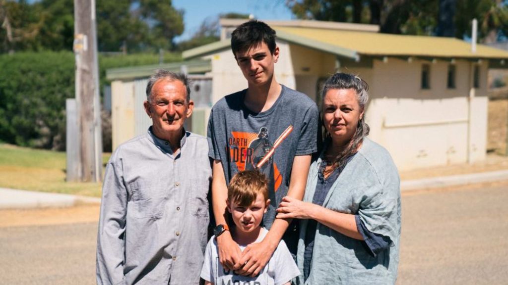 The Hains-Wesson family don't know if their house has been damaged in ...