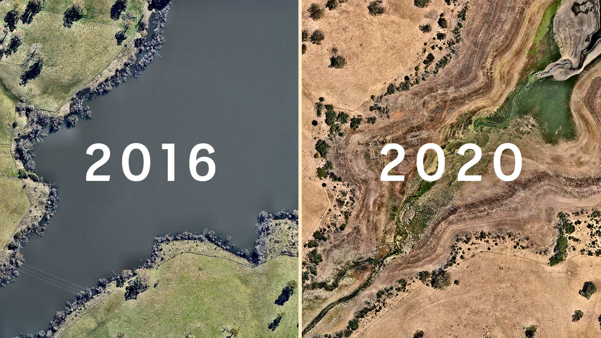The 'loss and devastation' of a relentless drought captured from space ...