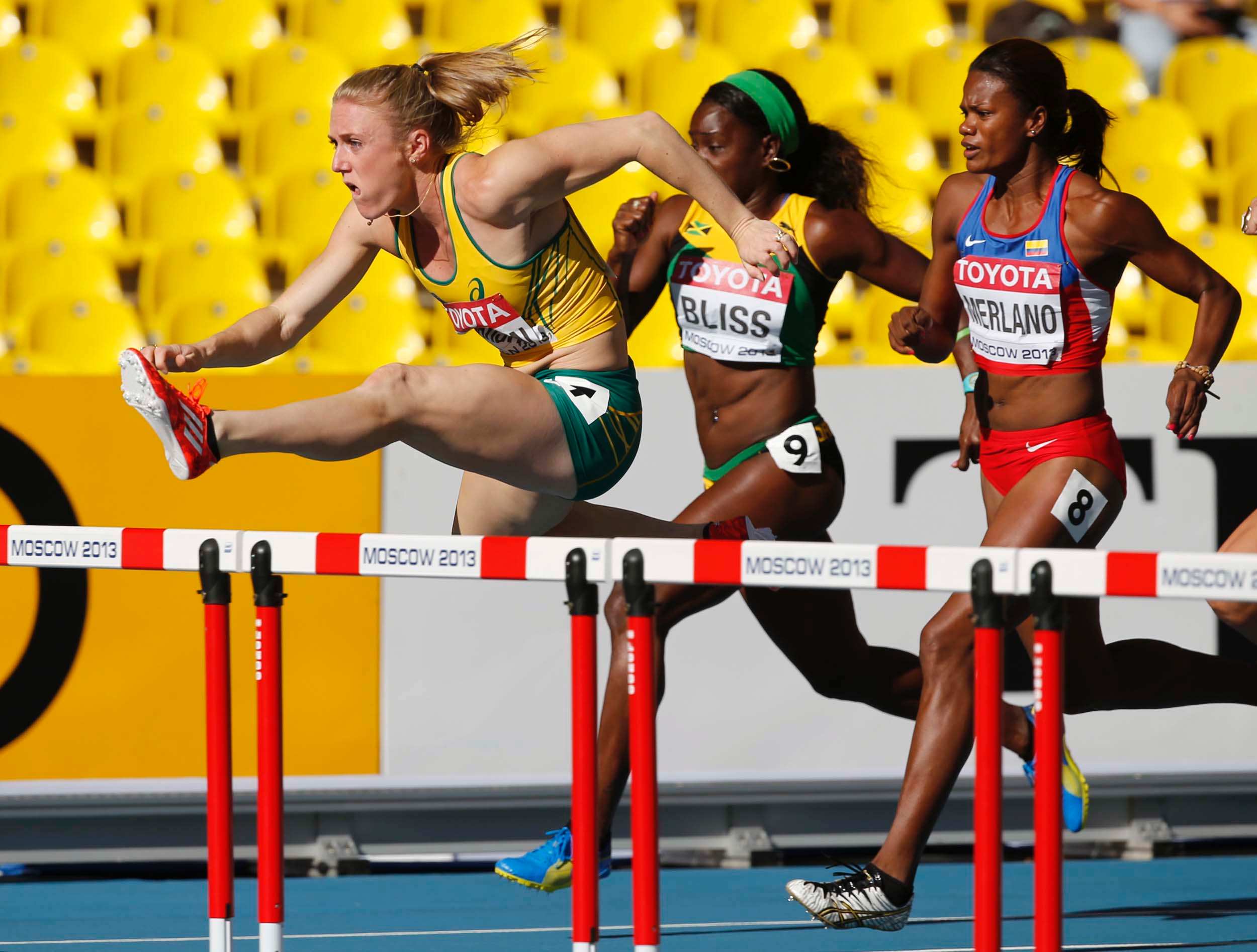 Sally Pearson posts season-best time in 100m hurdles heats at world ...