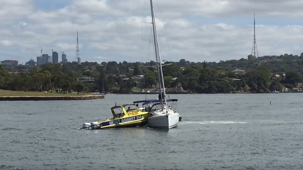 Two boats collide in Sydney Harbour - ABC News