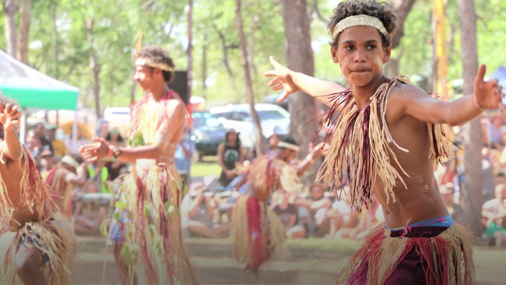 Lockhart River Kwadji Wimpa Dance group - ABC News