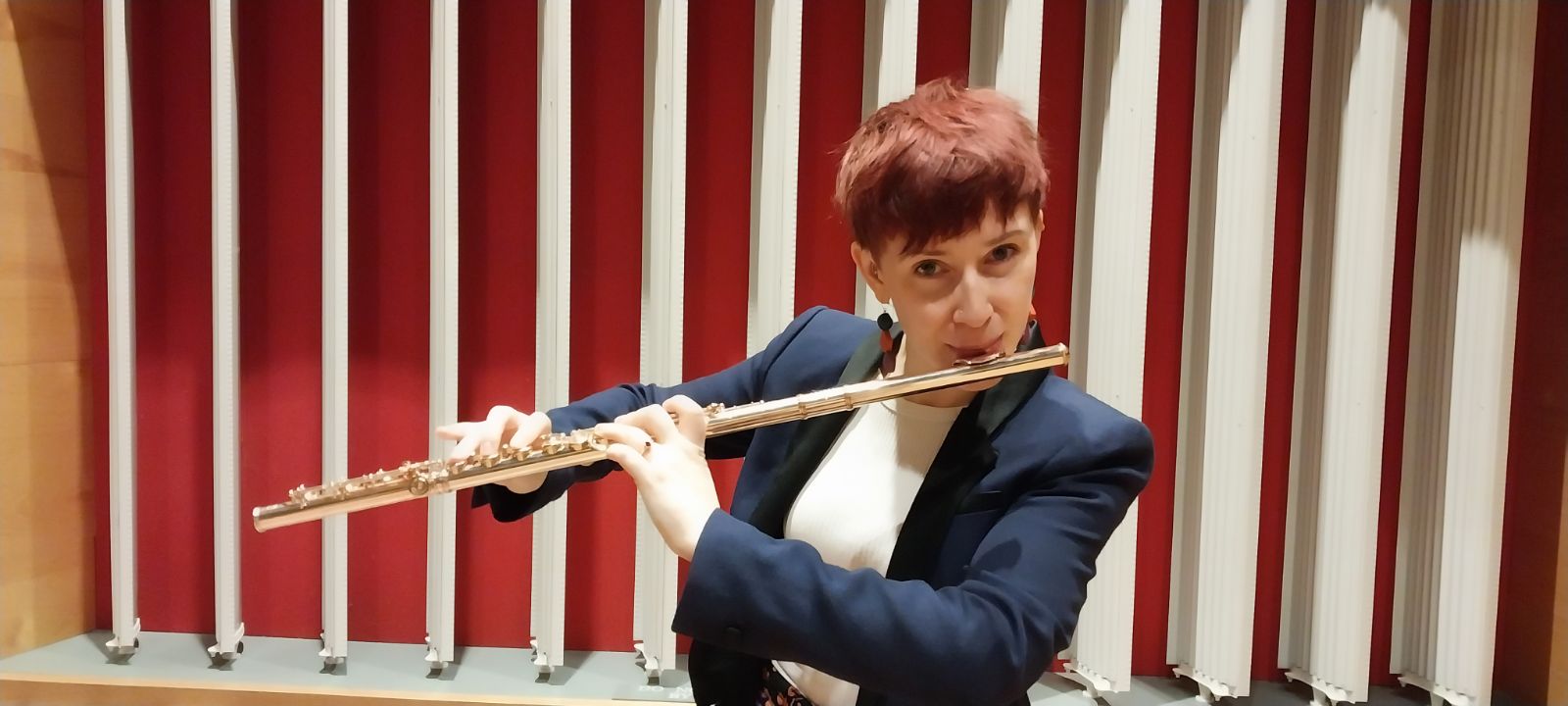 Flautist Eliza Shephard performs live on International Women's Day ...