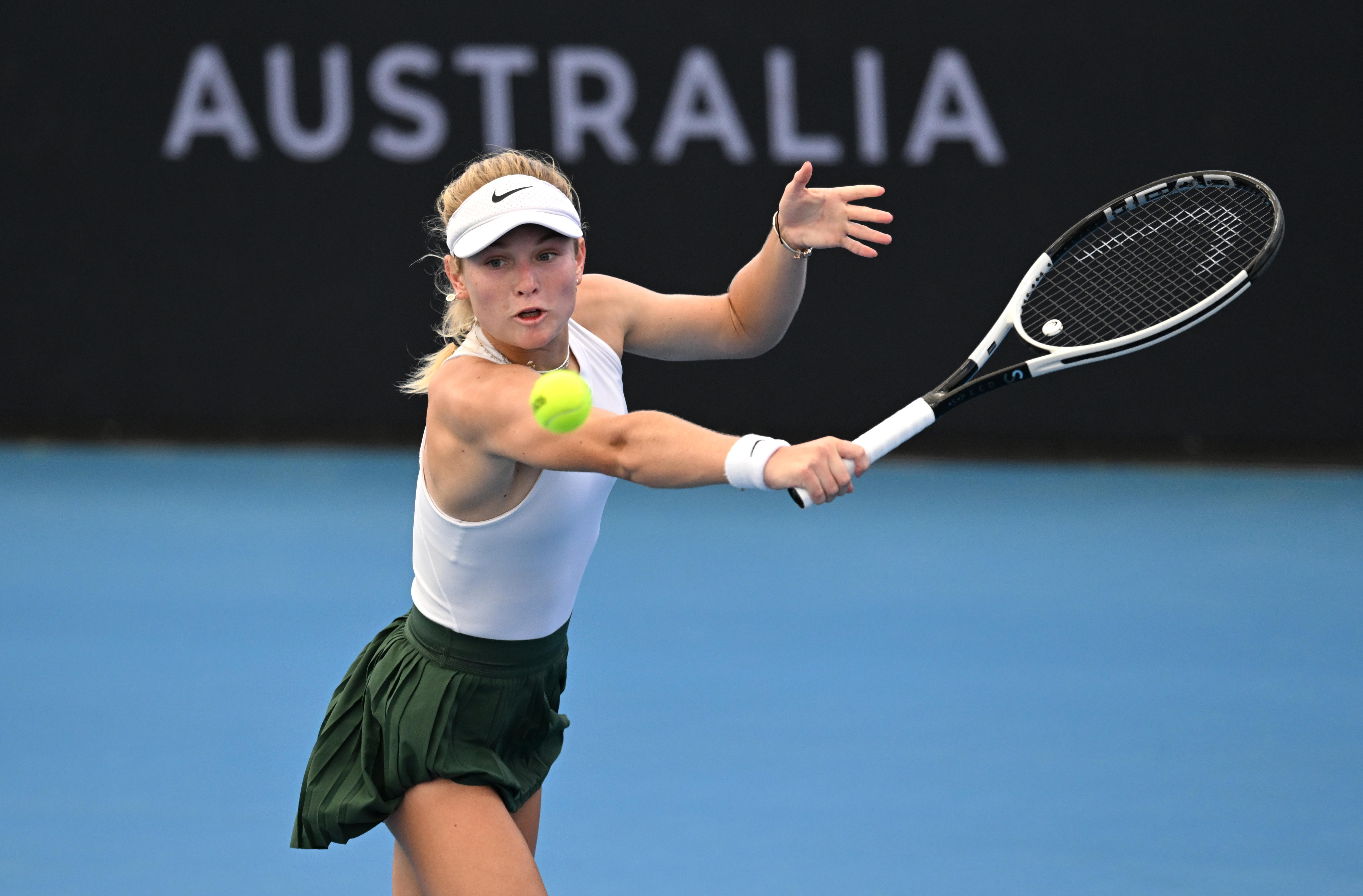 Aussie teen Emerson Jones suffers second-round loss at Brisbane ...