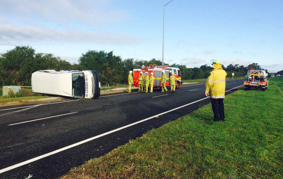 Bus carrying school children near Busselton rolls, no serious injuries ...