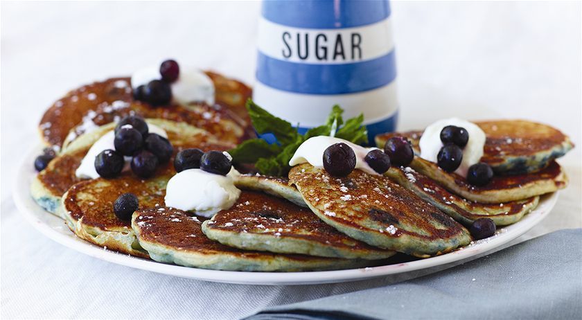 Blueberry pancakes - ABC News