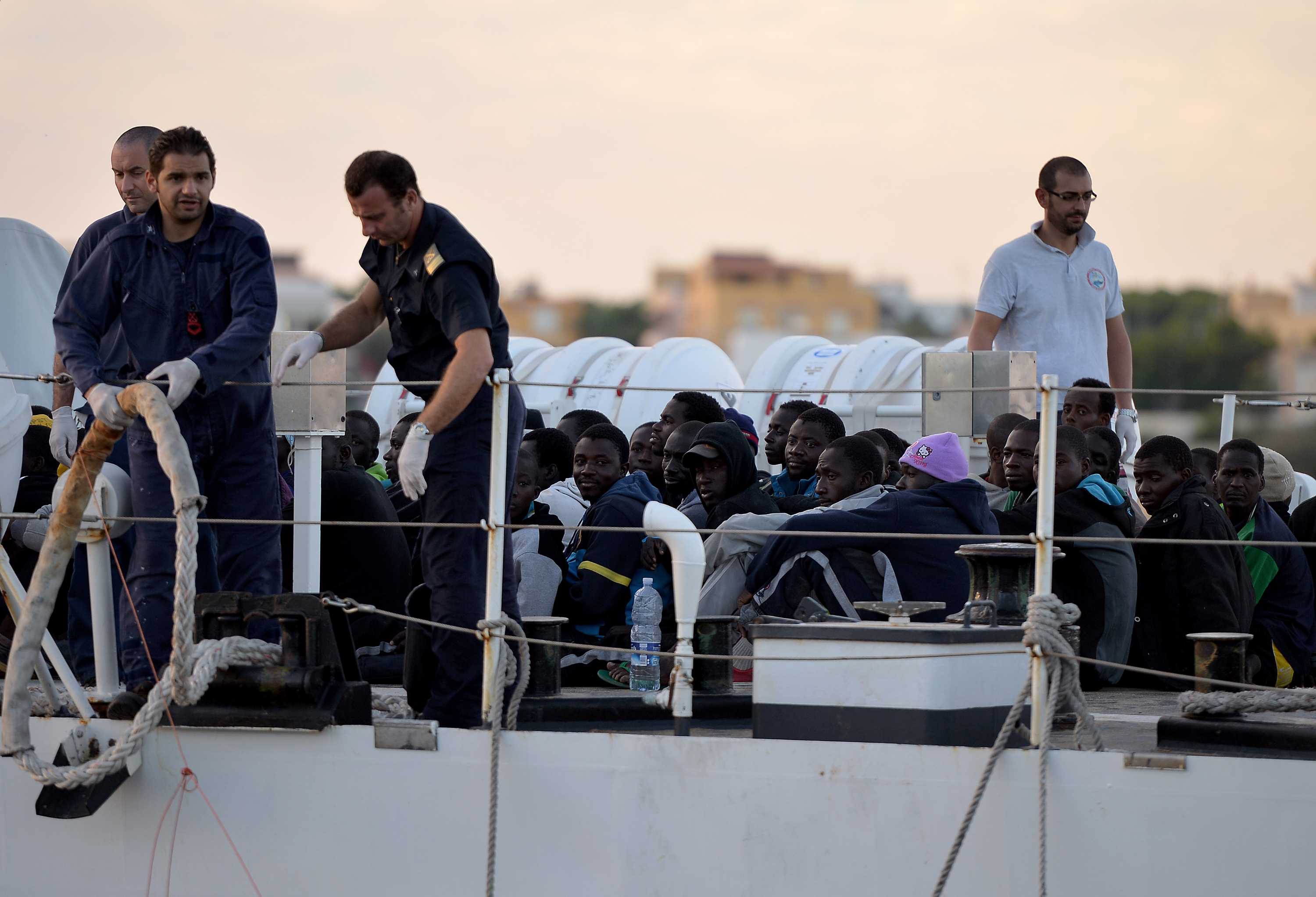 Nearly 700 people saved in "night of rescues" off Italian coast as EU ...